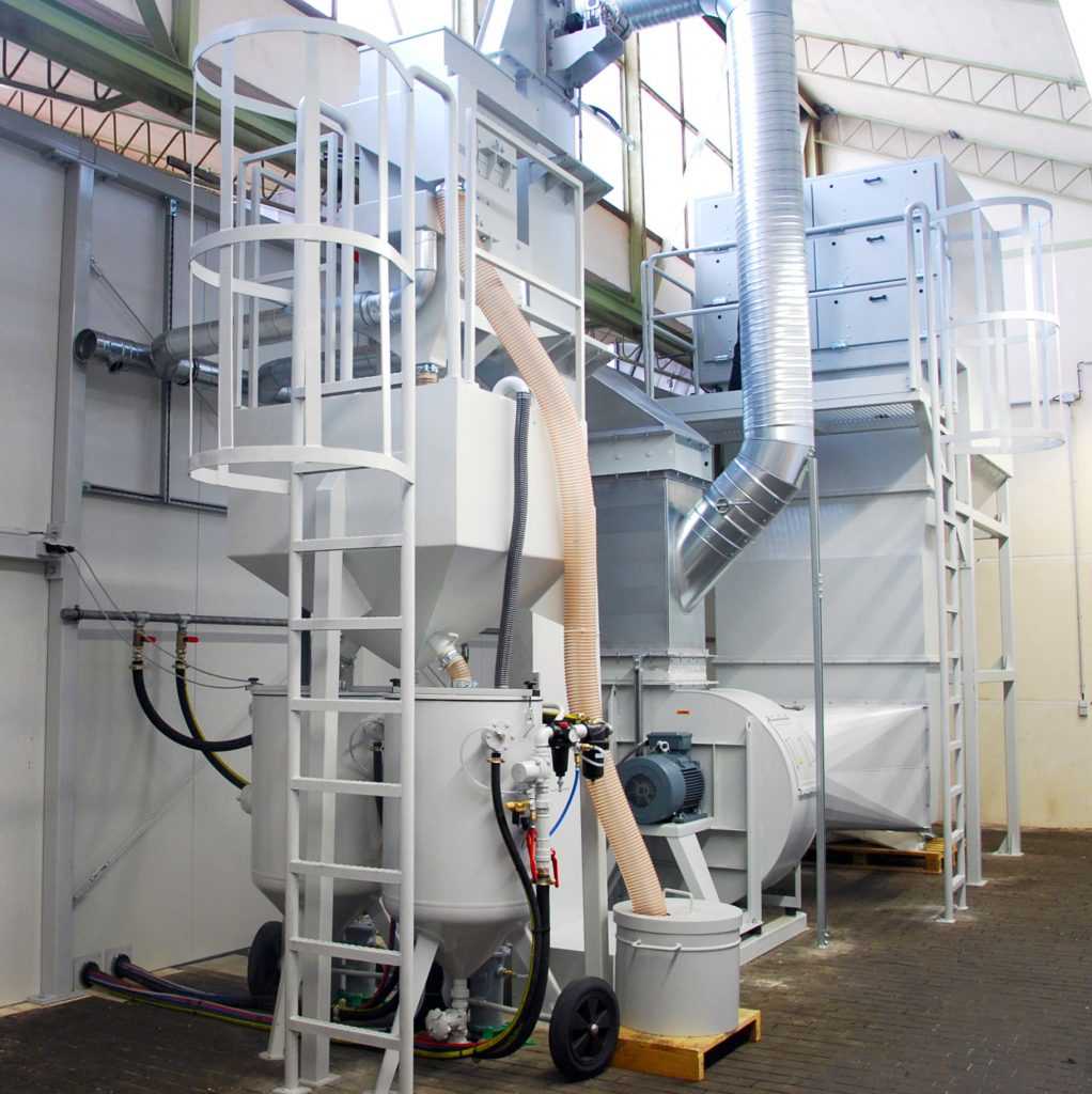 Sandblasting Hall | Sandblasting technologies | SAPI GmbH