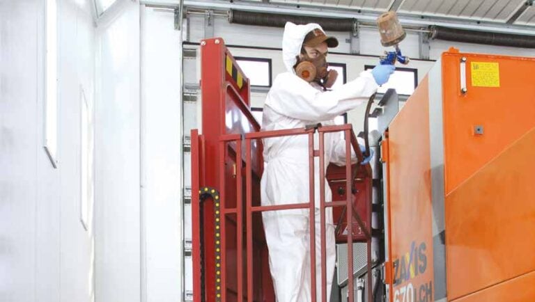 LIFTMAN™ – Compact pneumatic personnel lift for paint shops | ATEX ...
